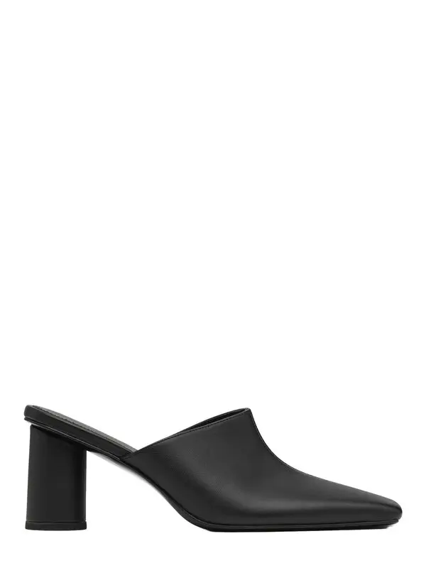 ST. AGNI Clog Cylinder Heel - Black