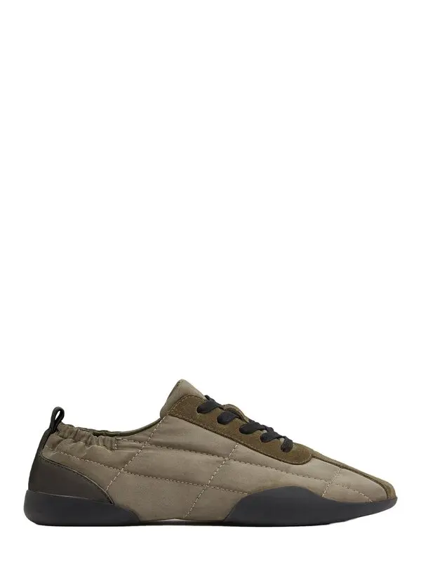 ST. AGNI Stitch Pillow Sneakers - Dark Olive