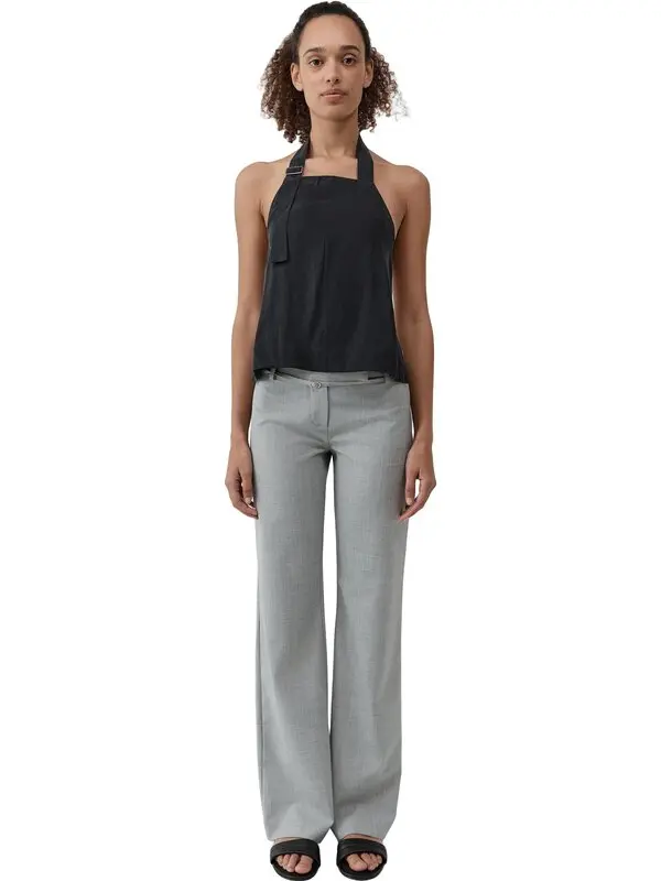 ST. AGNI Apron Top - Black