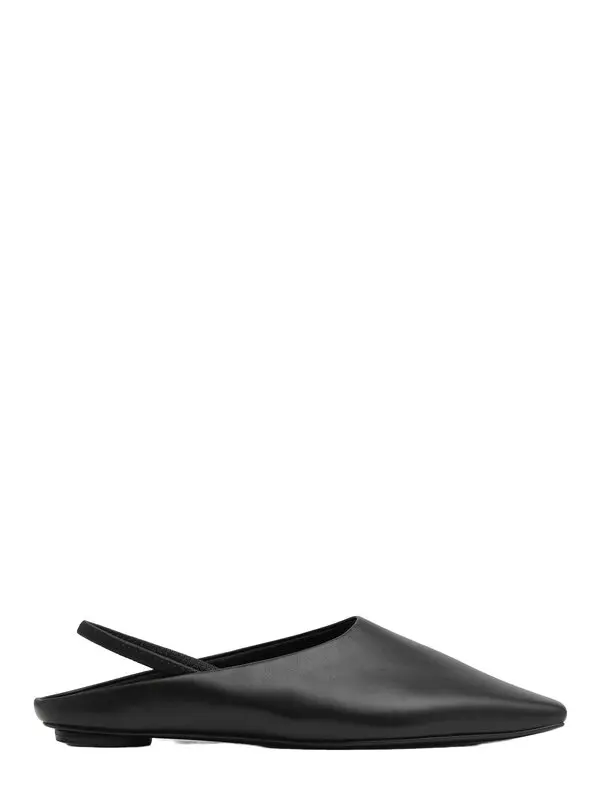 ST. AGNI Classic Slip On Flat - Black