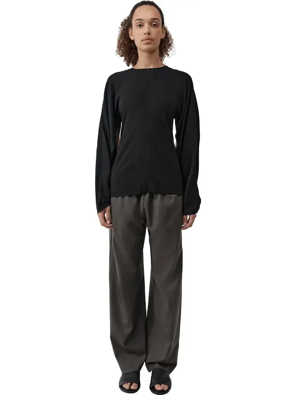 ST. AGNI Hybrid Top - Black
