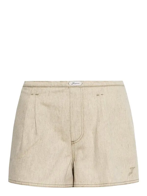Jacquemus Amelo Shorts - Beige