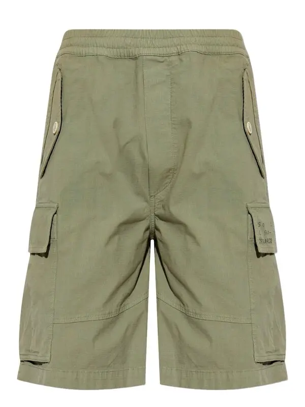 Dsquared2 Straight Cut Cargo Shorts - Green