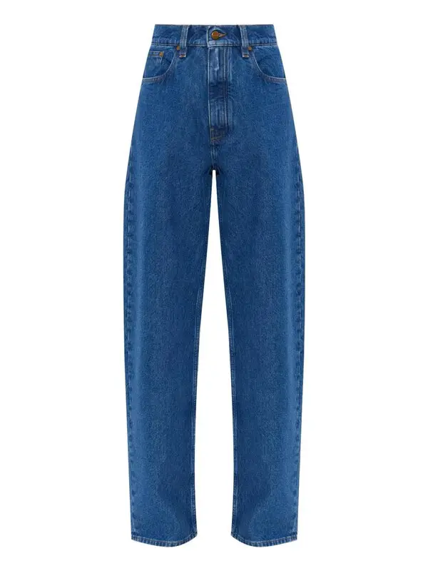 JIL SANDER High-waisted Jeans - Navy Blue