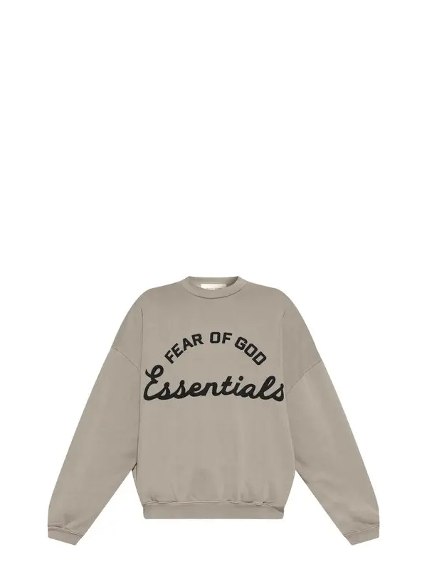 Fear Of God Logo-printed Sweatshirt - Grey