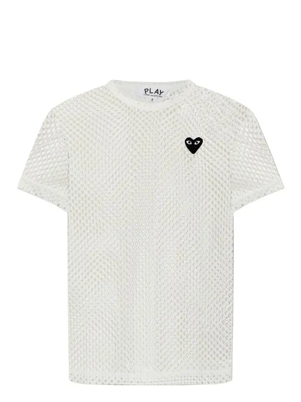 Play Comme Des Garcon Transparent T-shirt - White