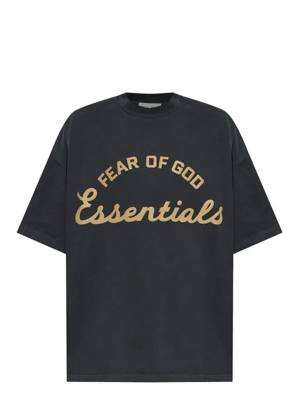 Fear Of God T-shirt With Printed Logo - Grey