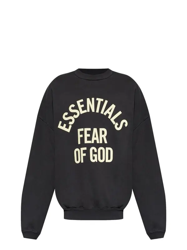 Fear Of God Sweatshirt With Logo - Black