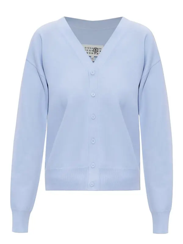 MAISON MARGIELA Buttoned Cotton Top - Blue