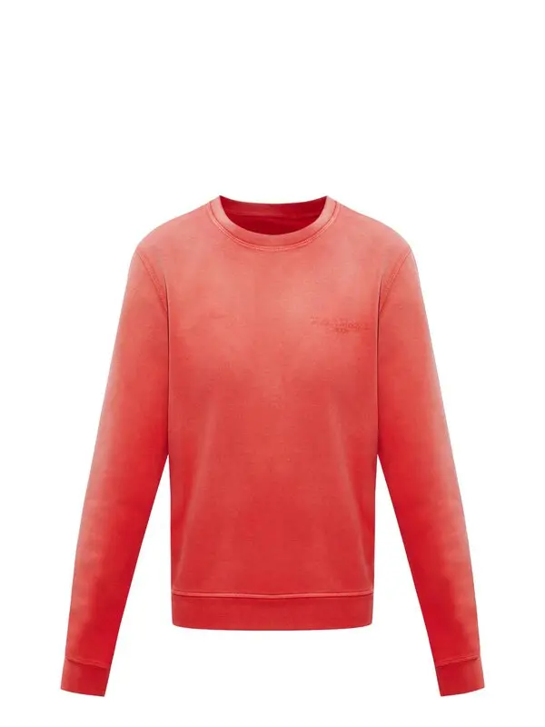 MAISON MARGIELA Sweatshirt With Embroidered Logo - Red