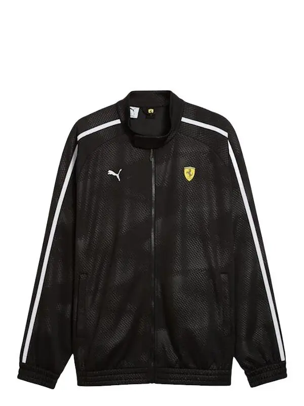 PUMA Scuderia Ferrari T7 Oversized Track Jacket - Puma Black