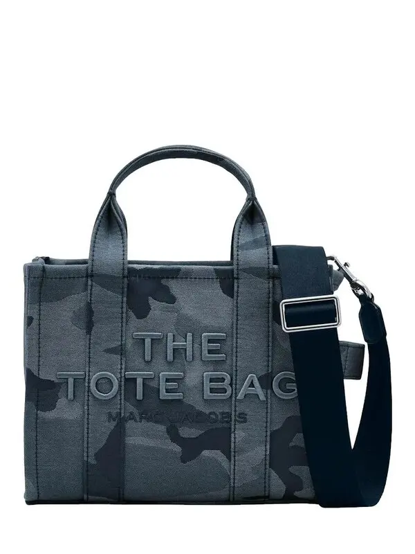 Marc Jacobs The Small Camo Jacquard Tote - Blue Mutlii
