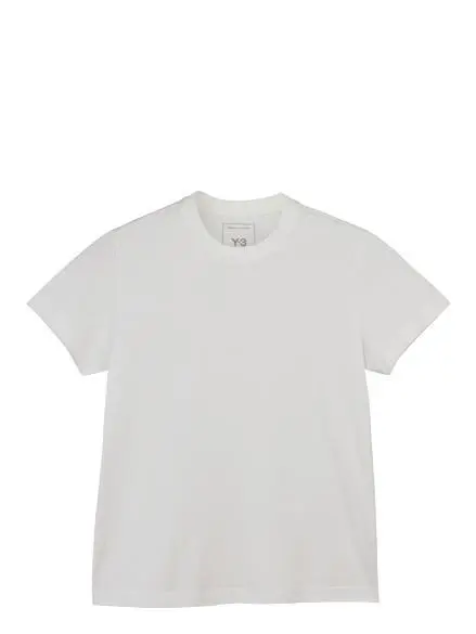 Adidas Y-3 Regular Fit Short Sleeve Tee - Core White