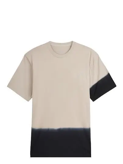 Adidas Y-3 Dipped Regular Fit Tee - Light Brown/black