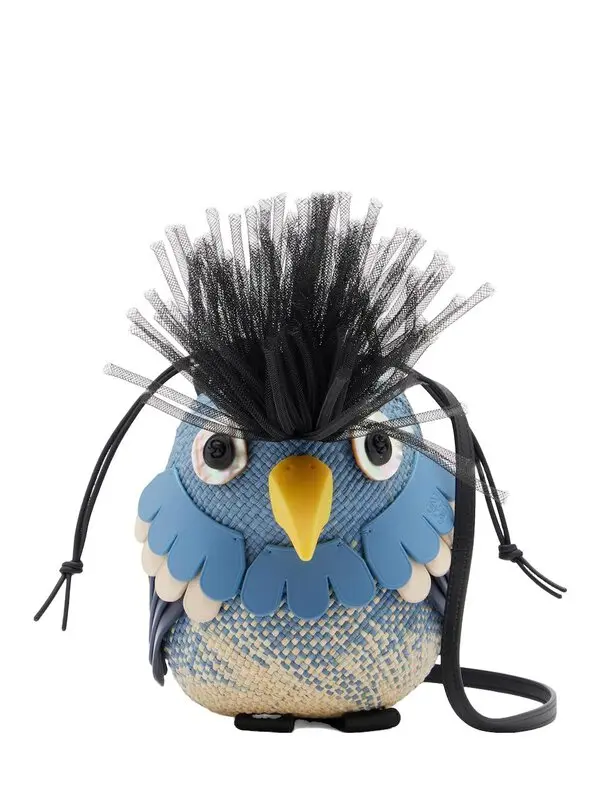Loewe Paula's Ibiza Bird Shoulder Bag - Blue