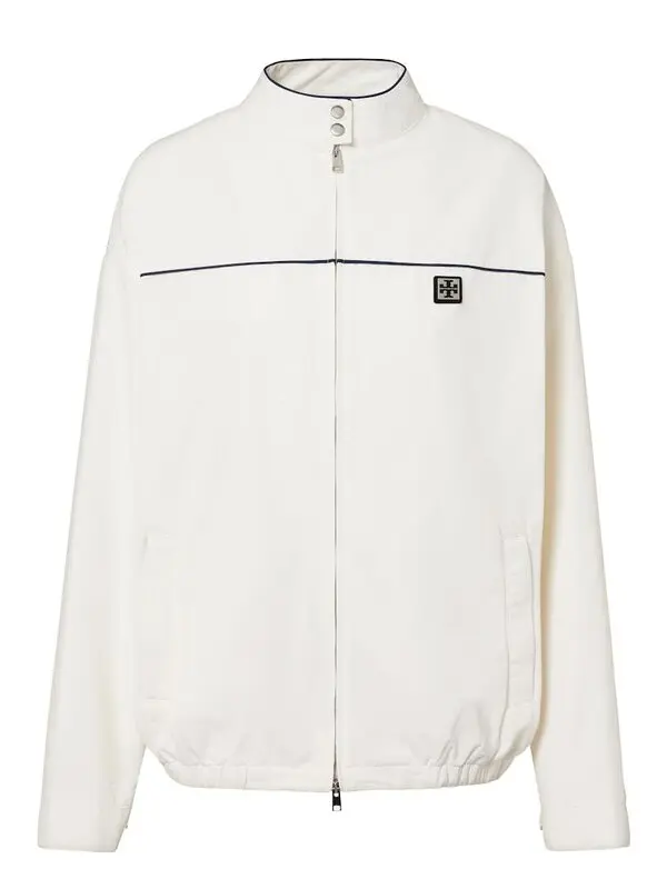 Tory Burch Oversized Track Jacket - White