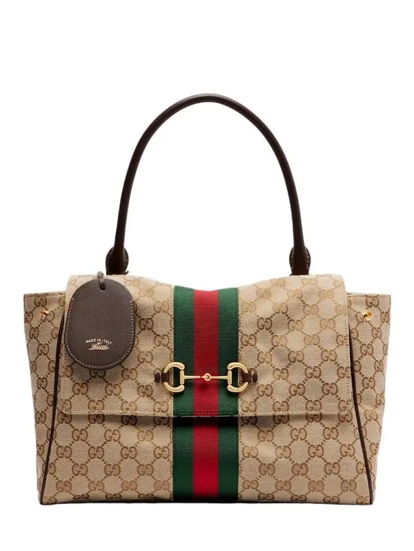 Gucci Gg Canvas Medium Tote Bag - Beige