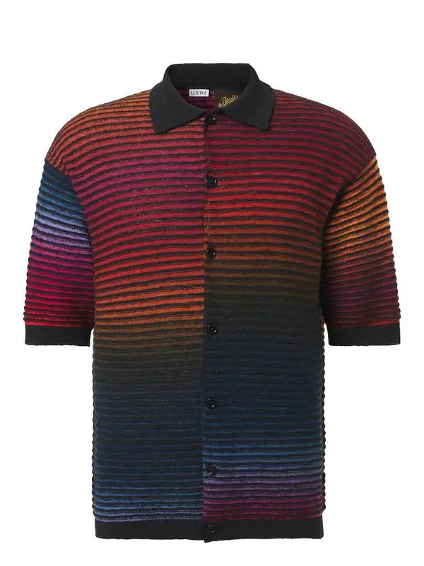 Loewe Paula's Ibiza Anagram Cotton-blend Shirt - Multicoloured