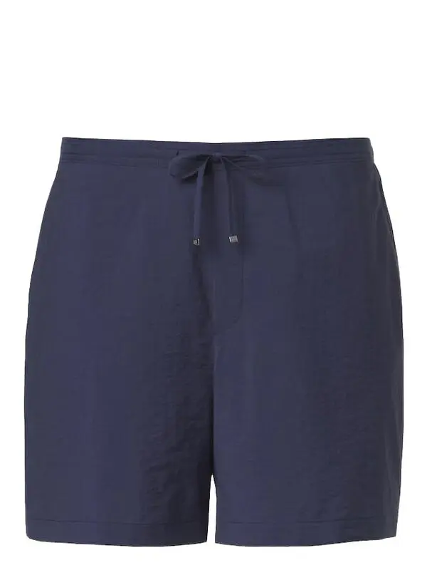 Loewe Paula's Ibiza Cotton-blend Poplin Shorts - Blue