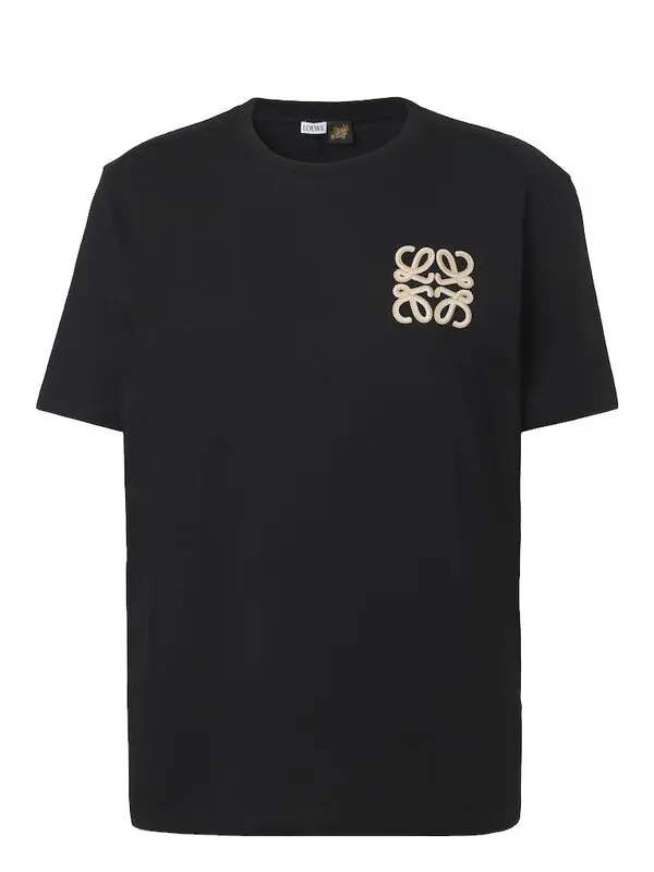 Loewe Cotton Jersey T-shirt - Black