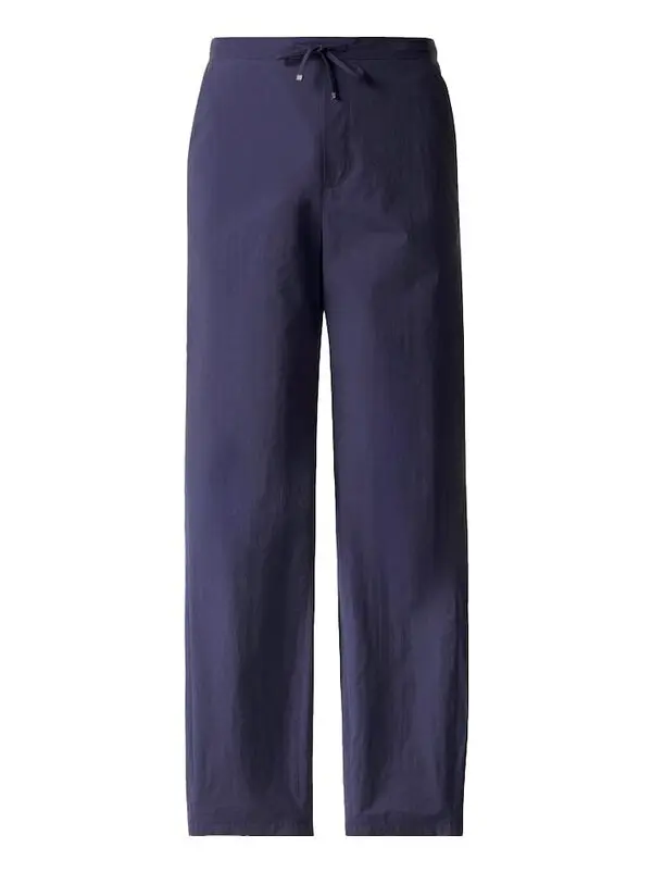 Loewe Paula's Ibiza Cotton-blend Wide-leg Pants - Blue