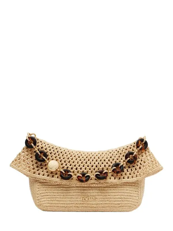 Loewe Paula's Ibiza Ola Medium Shoulder Bag - Beige