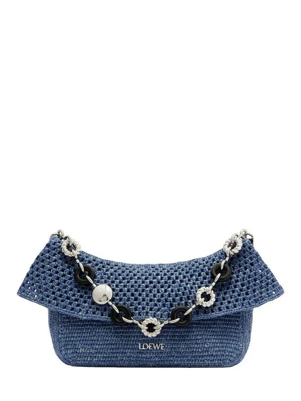 Loewe Ola Medium Shoulder Bag - Blue
