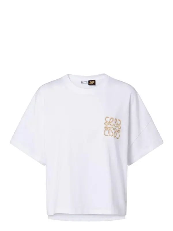 Loewe Paula's Ibiza Anagram Cotton T-shirt - White
