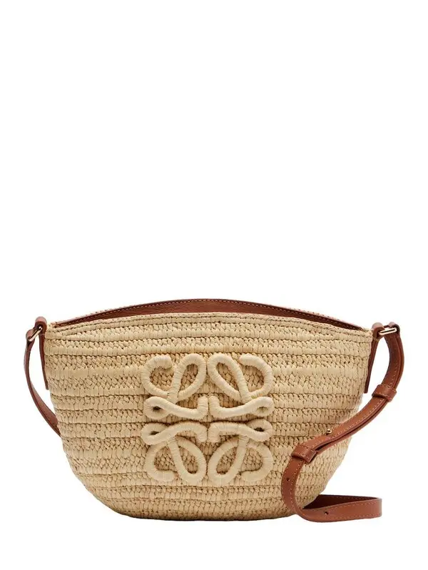 Loewe Paula's Ibiza Eclipse Raffia Crossbody Bag - Beige