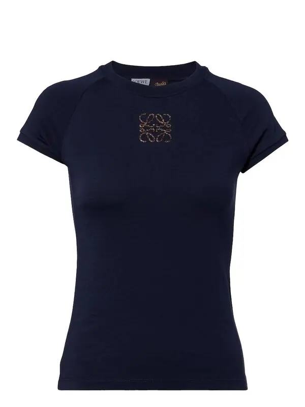 Loewe Paula's Ibiza Anagram T-shirt - Blue