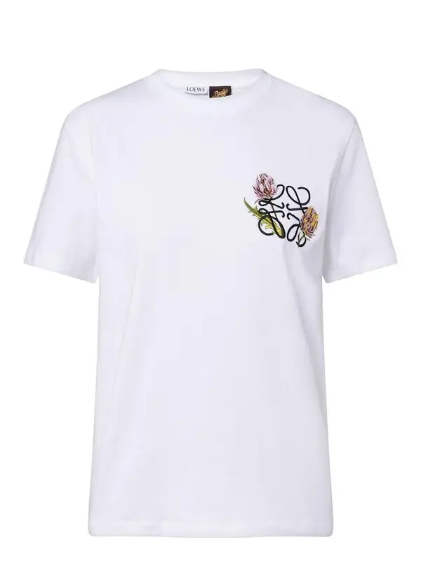 Loewe Paula's Ibiza Anagram Cotton T-shirt - White