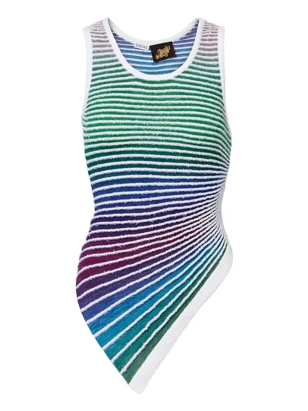 Loewe Paula's Ibiza Cotton-blend Tank Top - Multicoloured
