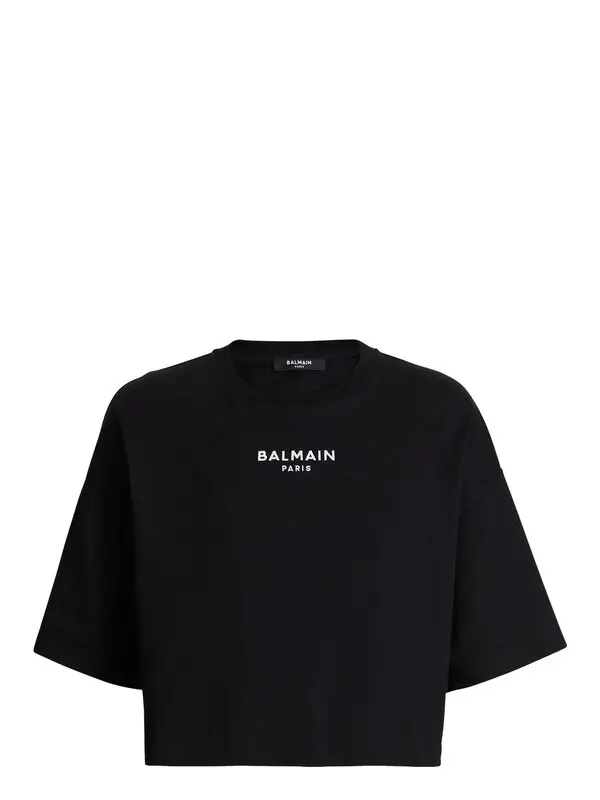 Balmain Embroidered Paris T-shirt - Black