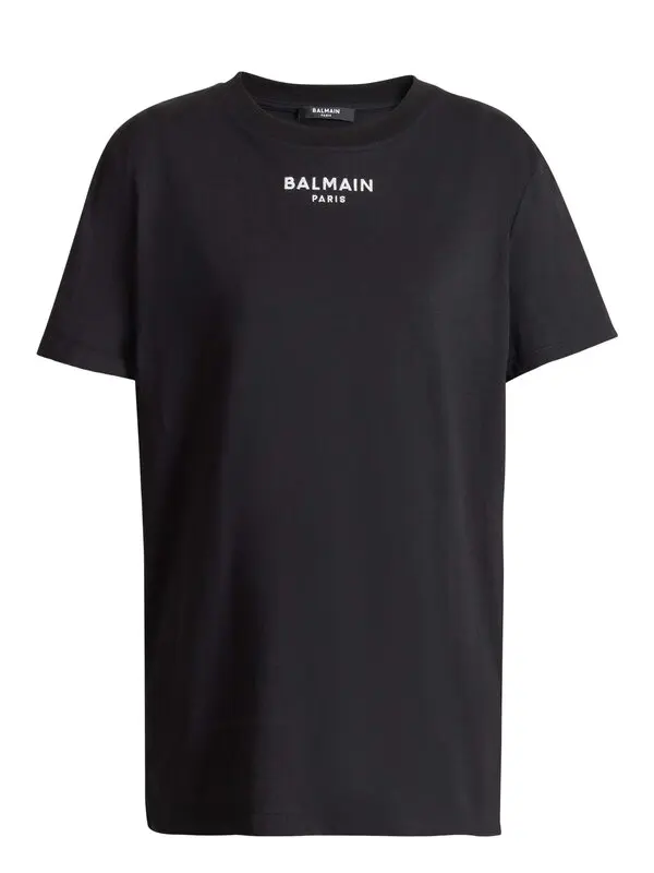 Balmain Embroidered Paris T-shirt - Black