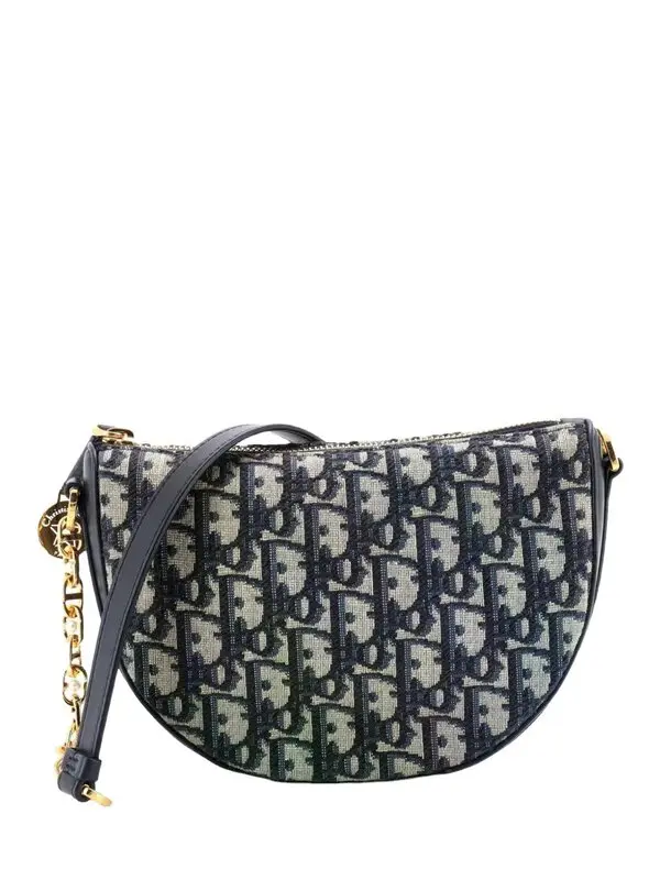Dior Diorstar Callisto Oblique Canvas Shoulder Bag - Blue