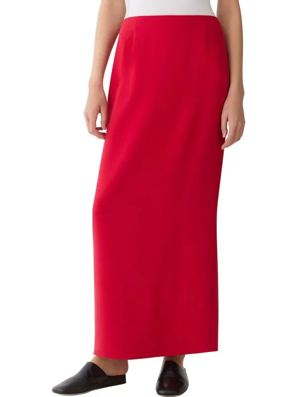 Lafayette 148 New York Column Maxi Skirt - Begonia