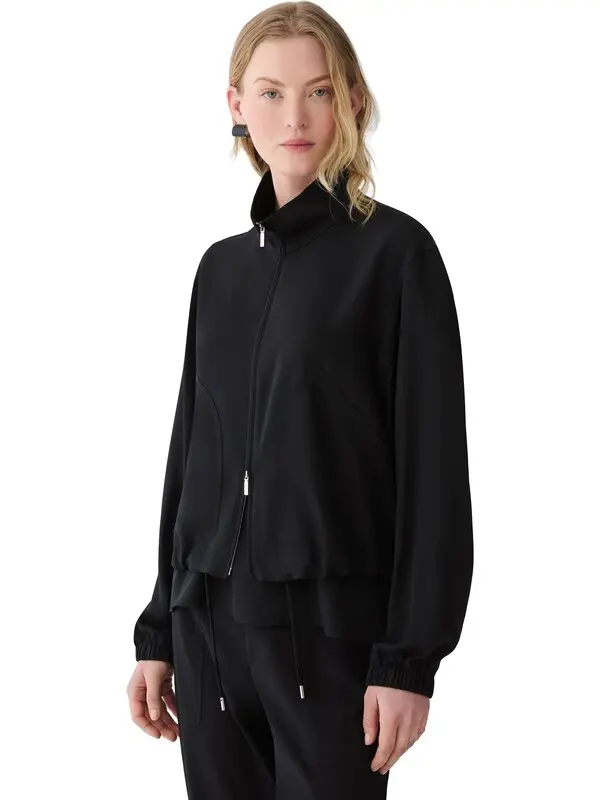 Lafayette 148 New York Bomber Jacket - Black