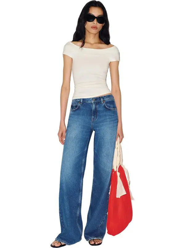 REFORMATION Florence Knit Top - Ivory