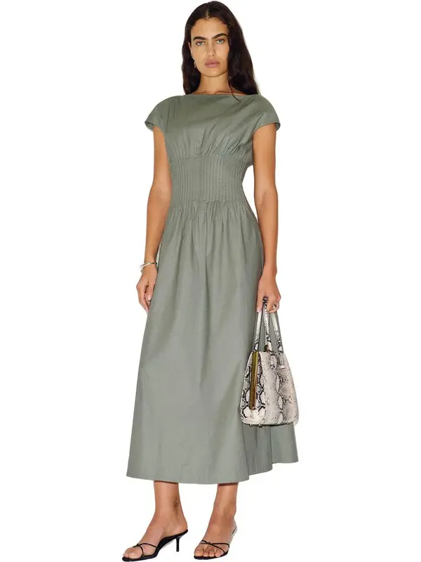 REFORMATION Aintana Maxi Dress - Green