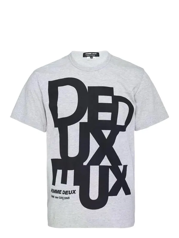 Comme Des Garçons Logo-print T-shirt - Grey