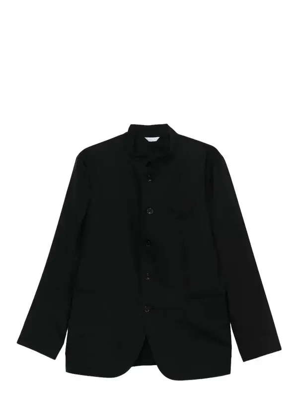 Boglioli Stand-collar Button-up Blazer - Black