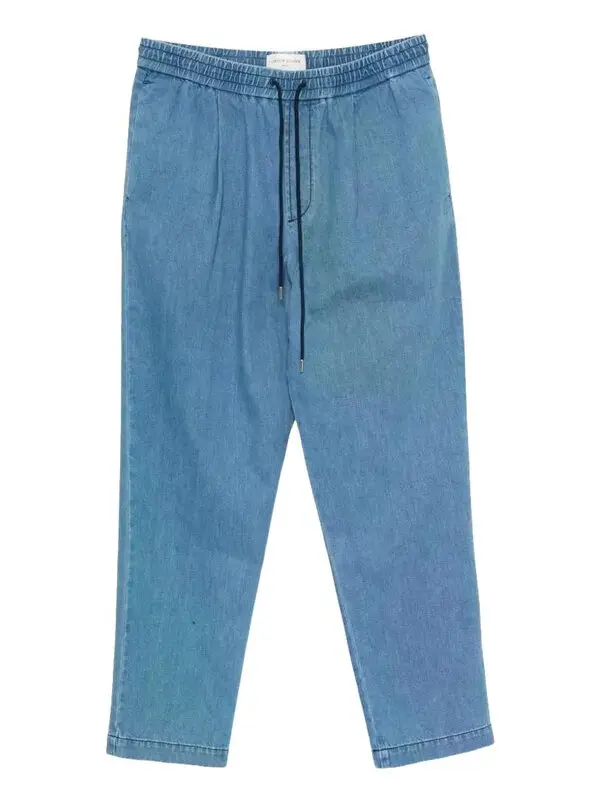 Jacob Cohen Drawstring Pleated Trousers - Blue