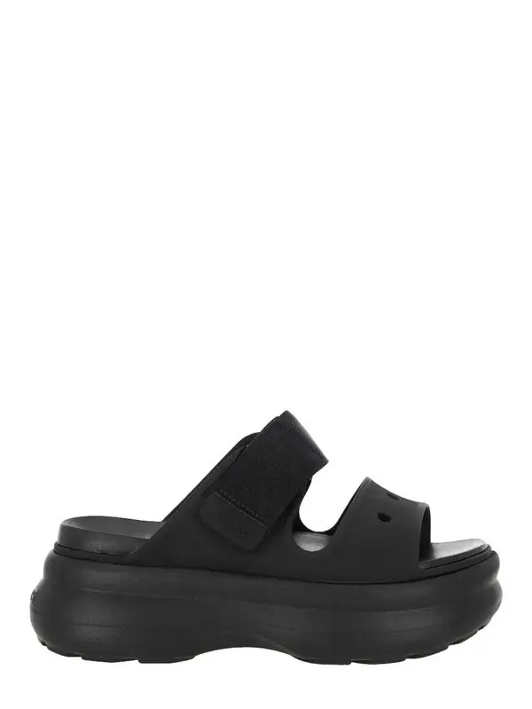 CROCS Soho Two Strap Platform Sandals - Black