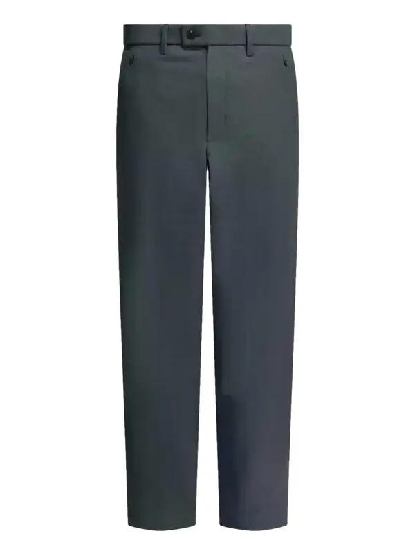 GOLDWIN Belt-loops Straight-leg Trousers - Grey