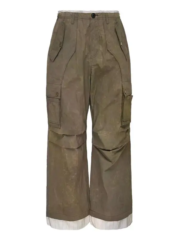 Andersson Bell Wide-leg Cargo Pants - Brown