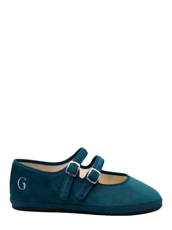 GONDOLINA Cavana Mary Jane Ballet Flats - Blue