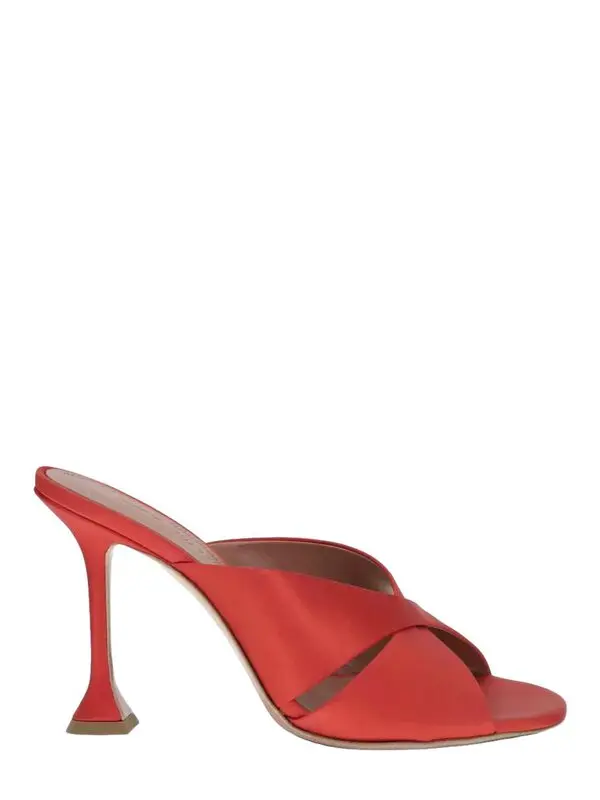 Amina Muaddi Salma Crossover-strap Sandals - Red
