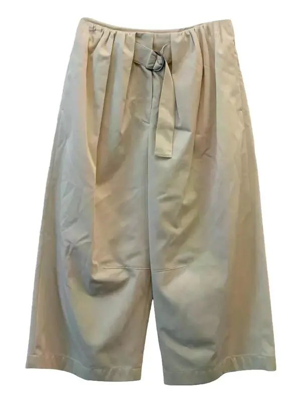 Loewe Belted Pleated Trousers - Neutrals
