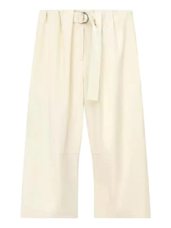 Loewe Belted Pleated Trousers - Neutrals