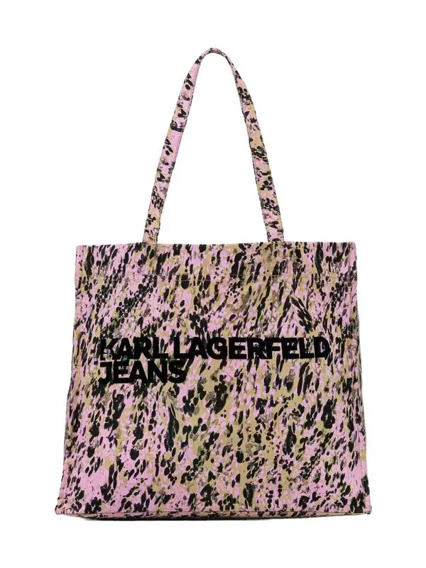 Karl Lagerfeld Animal-print Tote Bag - Pink